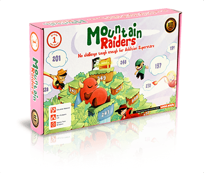 Fun Family Board Game for Kids to learn addition - Mountain Raiders ...